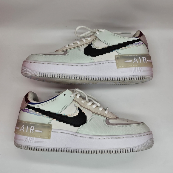 Nike | Shoes | Nike Af Low Shadow 8 Bit Barely Green | Poshmark